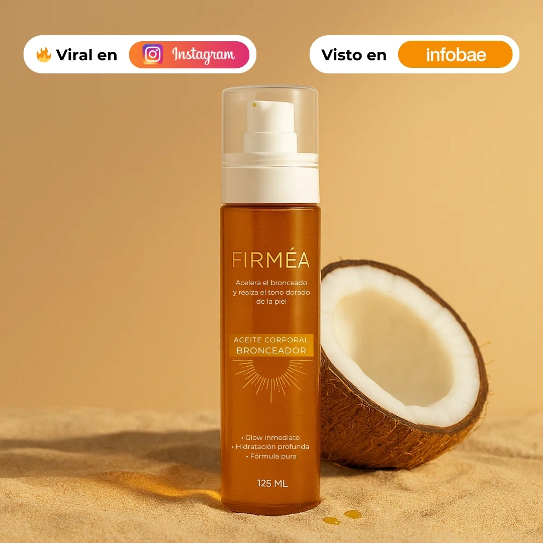 Acelera el bronceado y realza el tono dorado de la piel – Firméa